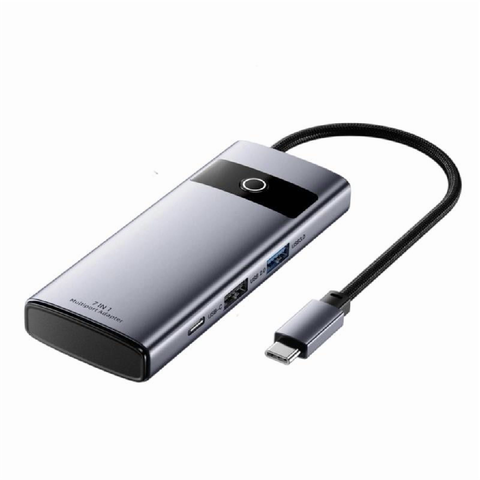 Aluminum Type C Hubs with 4K HDTV PD100W USB3.0 Fast Speed Data ...