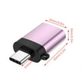 Aluminum Type-c to USB 3.0 Adapter - OTG Converter, Small and Portable ...