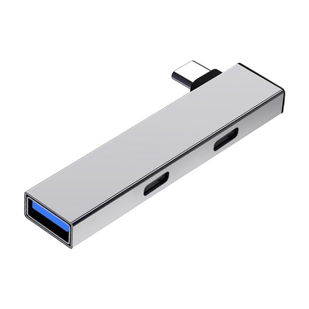 Aluminum USB C Hub Type C To 2Type C+USB Expansion Hub For Fast Data ...