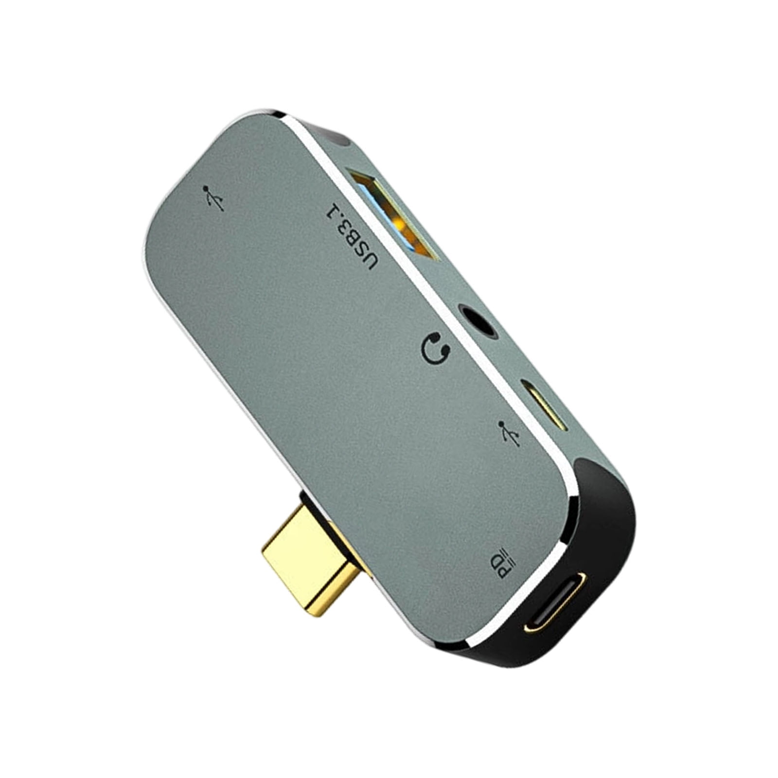 Aluminum USB Type C Hubs with 4K@30Hz HDTV Output USB3.0 Port Plugs ...