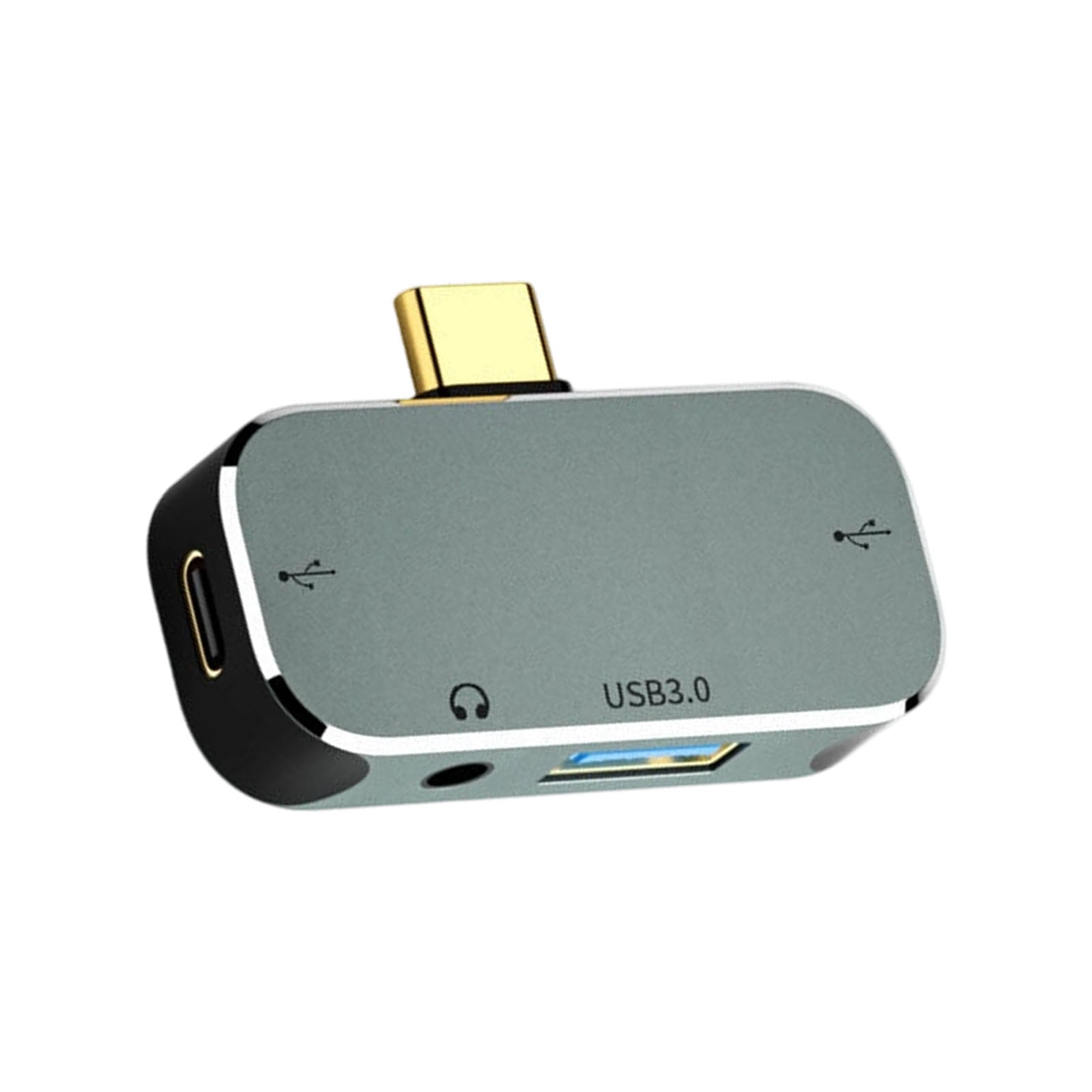 Aluminum USB Type C Hubs with 4K@30Hz HDTV Output USB3.0 Port Plugs ...