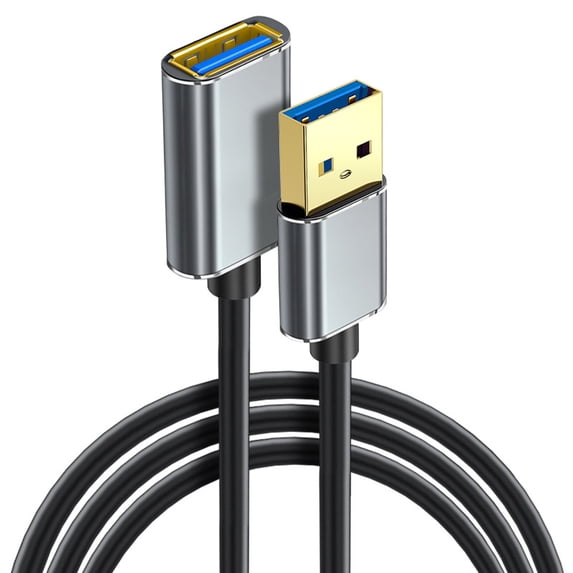 Aluminum USB3.0 Extension Cable 5Gbps Fast Charging Cord For Laptop ...