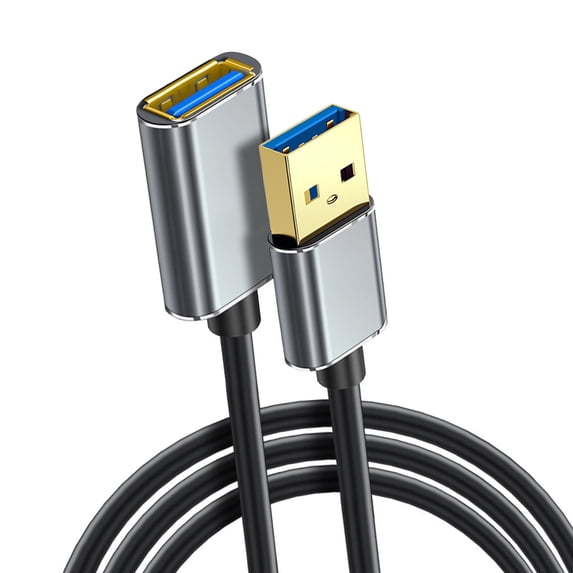 Aluminum USB3.0 Extension Cable 5Gbps Fast Charging Cord For Laptop ...