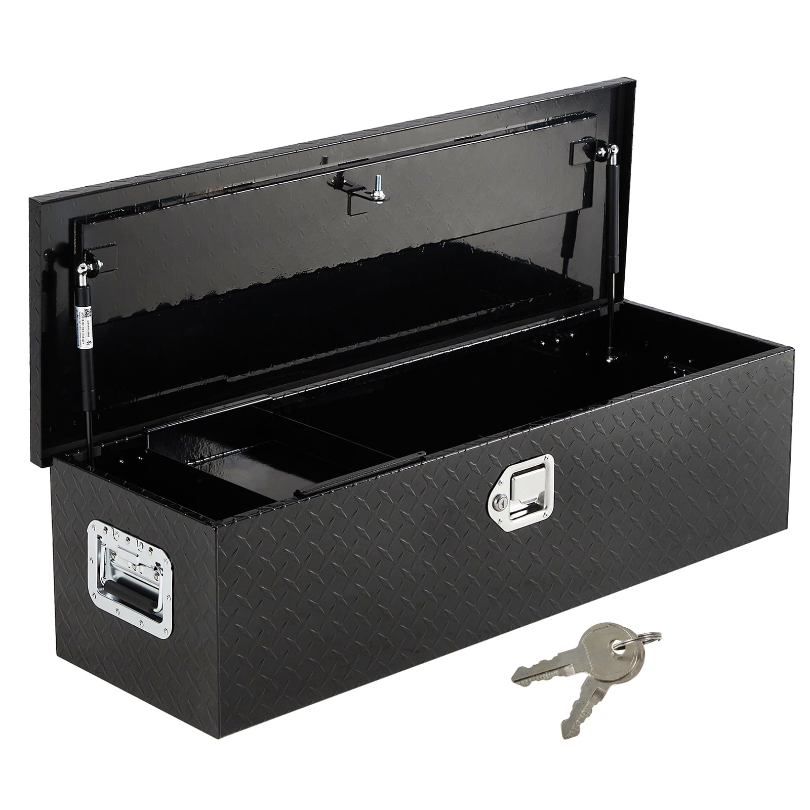 Aluminum Underbody Truck Tool Box, Lockable Waterproof Diamond Plate ...