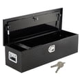 Aluminum Underbody Truck Tool Box, Lockable Waterproof Diamond Plate ...