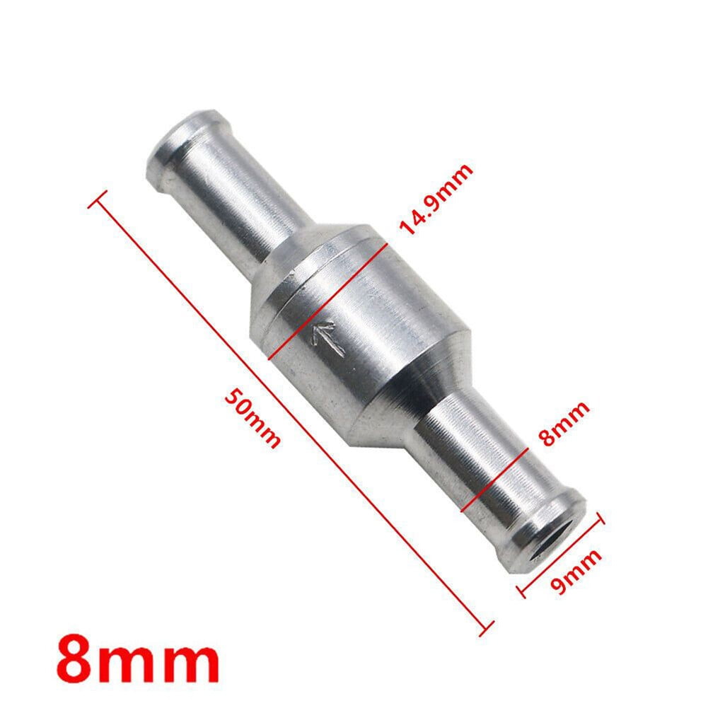 Aluminum Valve Check Valve Gasoline Tap Gas Oil Diesel 8mm - Walmart.com