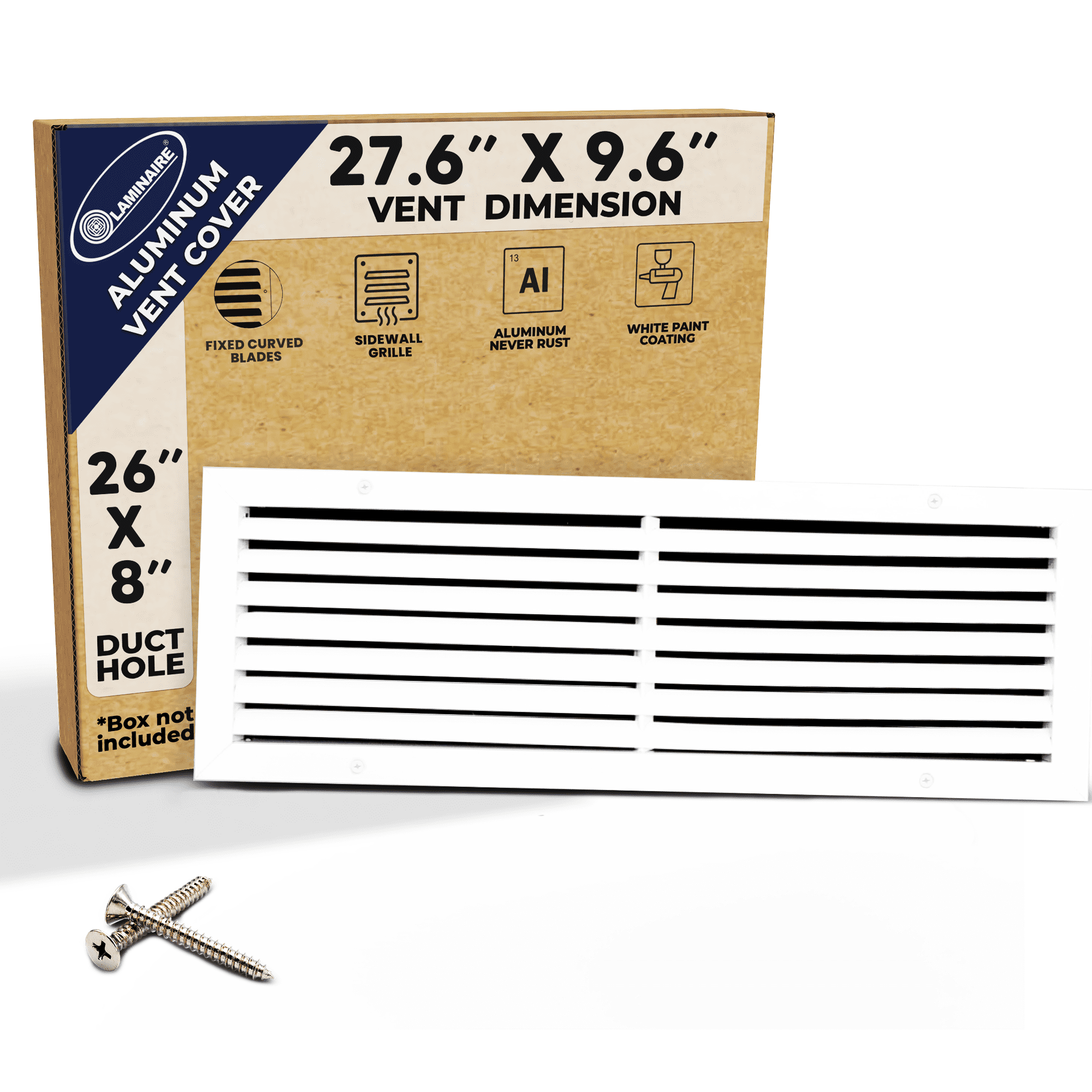 Aluminum Vent Duct Cover. Return Grille HVAC Ceiling/Sidewall Grille ...