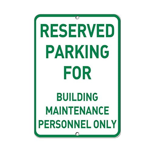 Aluminum Vertical Metal Sign Multiple Sizes Reserved Parking for ...
