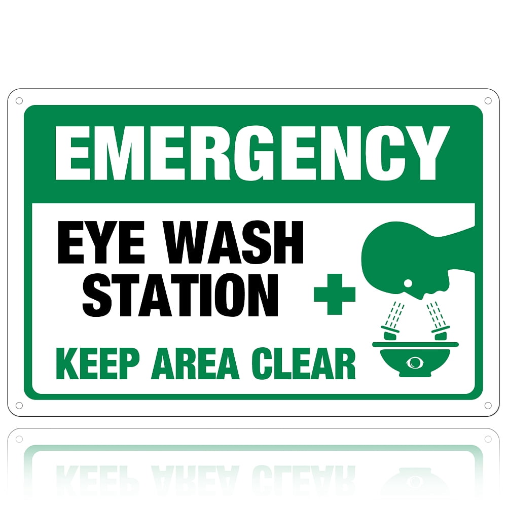 Aluminum Warning Sign Rectangle 30x20x0.08cm with Word - Walmart.com