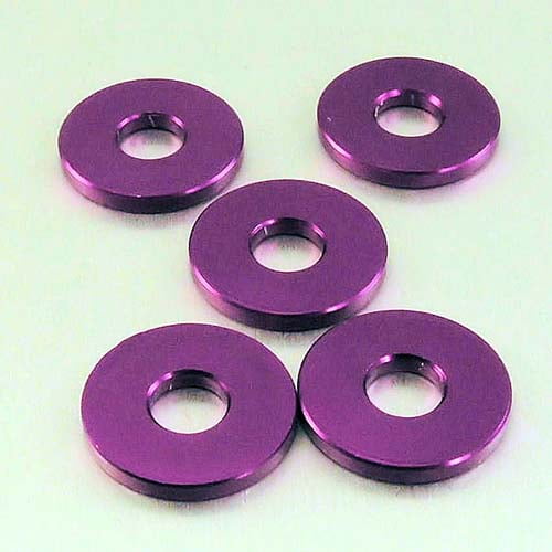 Aluminum Washers M6 (18mm O/D) Pack x5 - Walmart.com