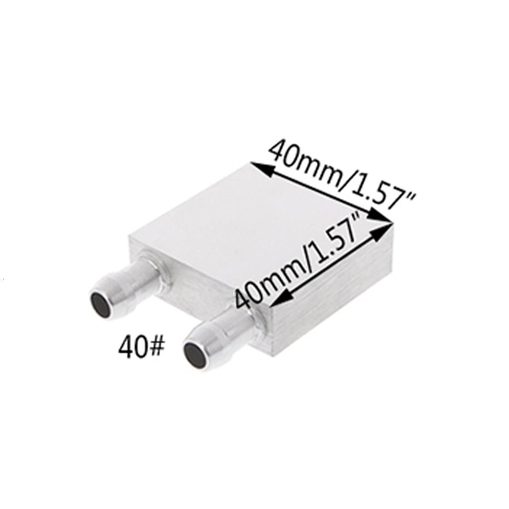 Aluminum Water Cooling Block Heat Sink for PC Computer CPU Graphics ...