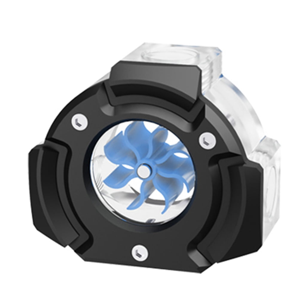 Aluminum Water Cooling Flow Meter With 360 Adjustable Port Fluid ...