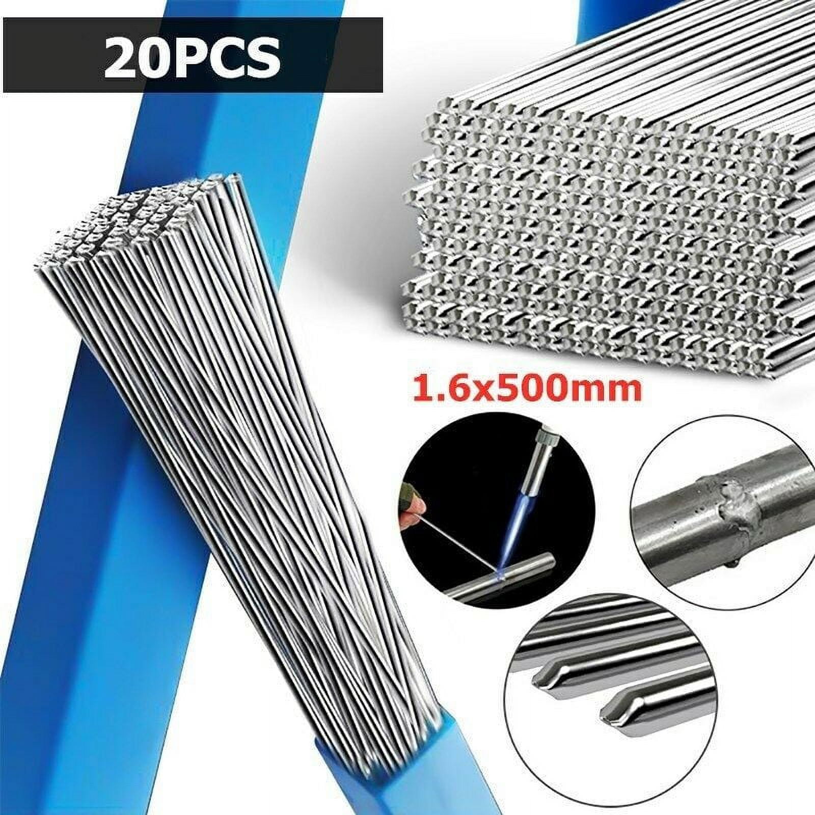 Aluminum Welding Rods 1.6mm - 20 Pack, 500mm Length, Low Temperature ...