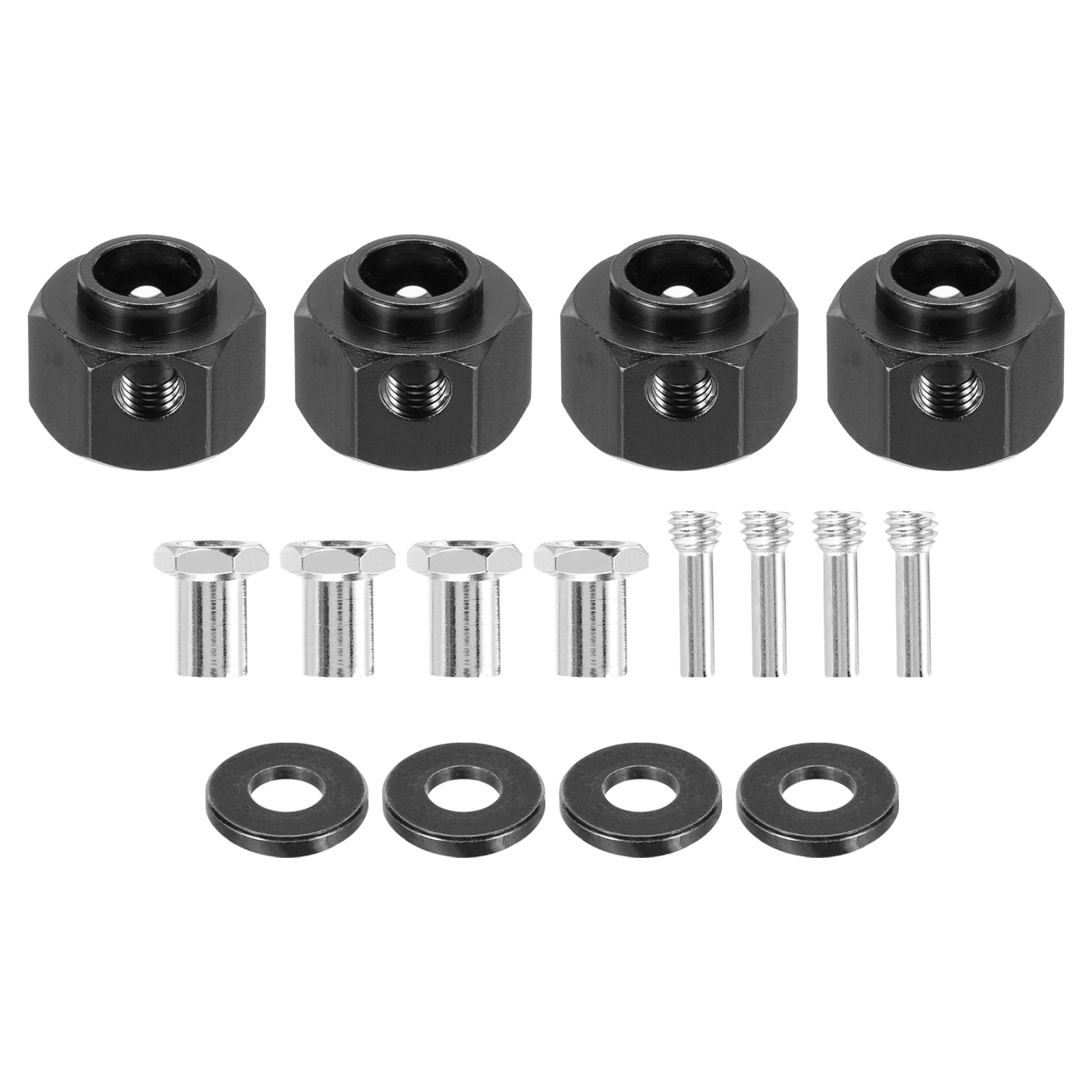 Aluminum Wheel Hex Hub 8mm Hex Extended Spacers Drive Adapter for RC ...