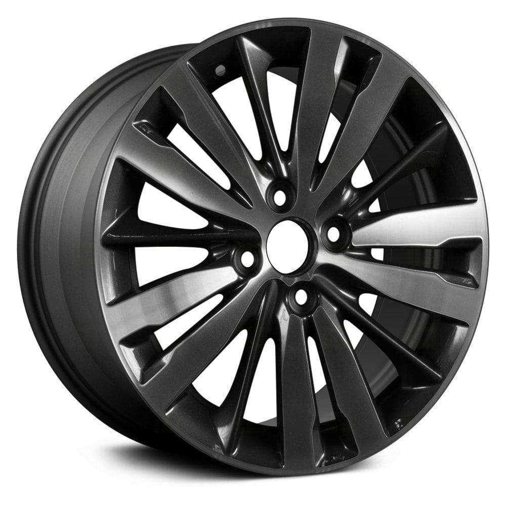 Aluminum Wheel Rim 16 inch for Honda Fit 15-18 4 Lug Black - Walmart.com