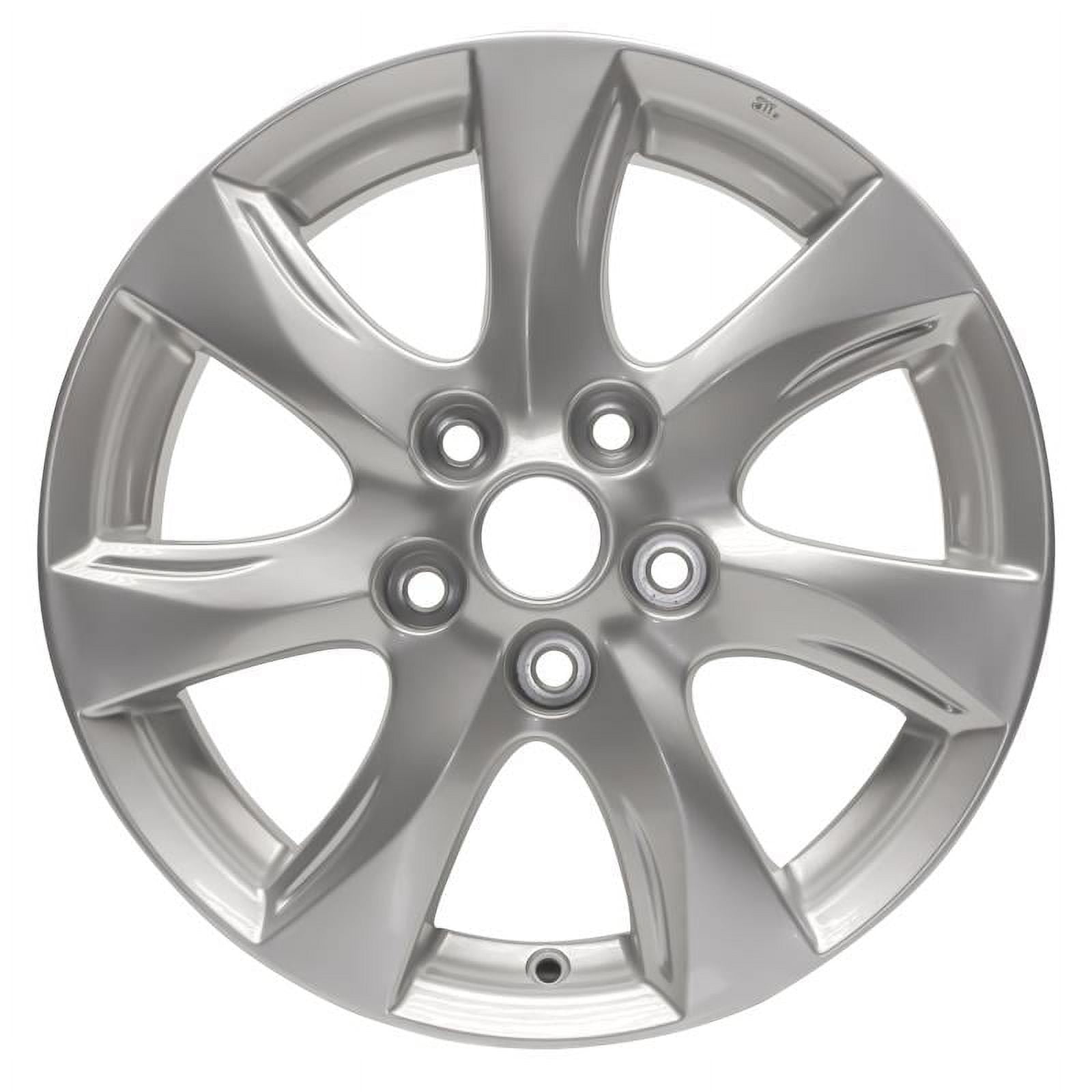 Aluminum Wheel Rim 16 inch for Mazda 3 10-11 5 Lug Silver - Walmart.com