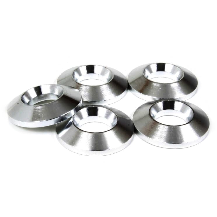 Aluminum Wheel Washer, Flat Surface to 60 Degree Lug Taper, Pack of (20 ...