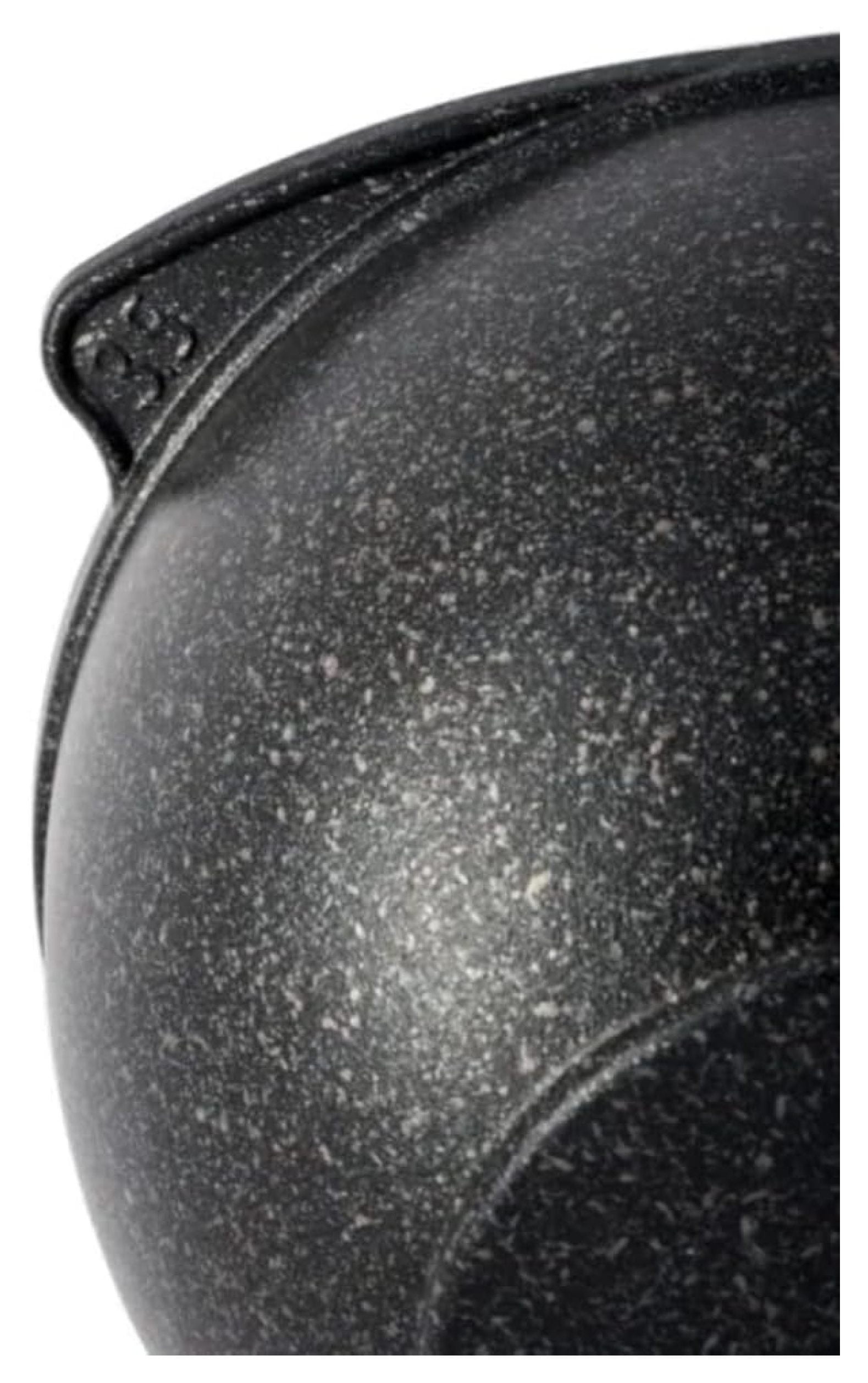 Aluminum Wok Kazan Cooking Pot with Lid Granit Ultra Non-Stick Kazan ...