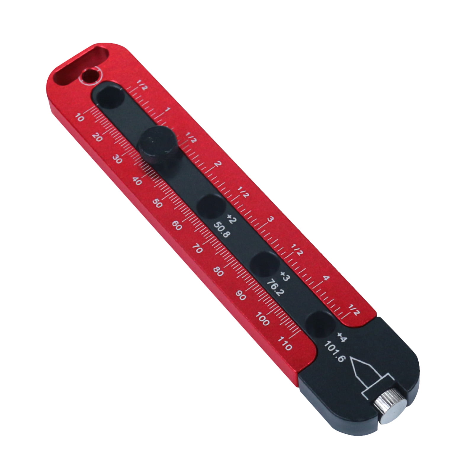 Aluminum Woodworking Compass, Dual Scale Fixed Point Marking Gauge ...