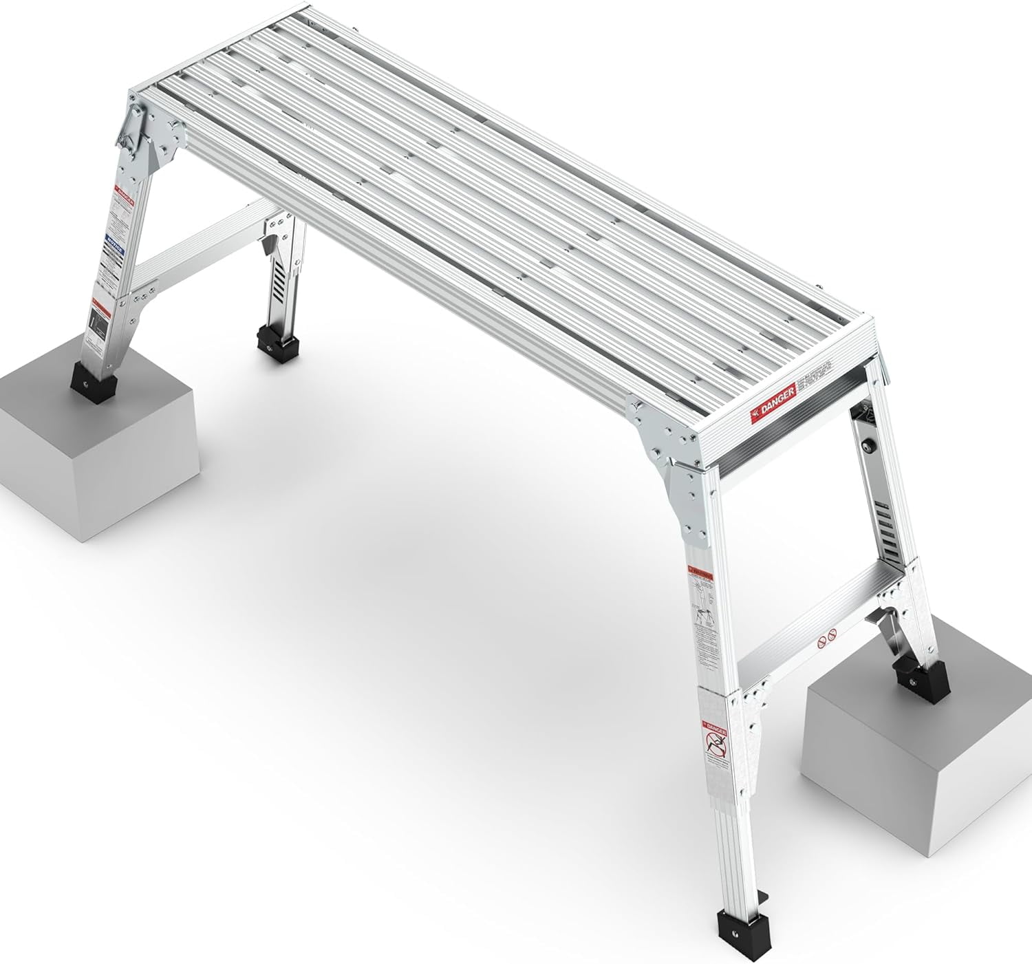 Aluminum Work Platform Height Adjustable Folding Portable Work Bench ...