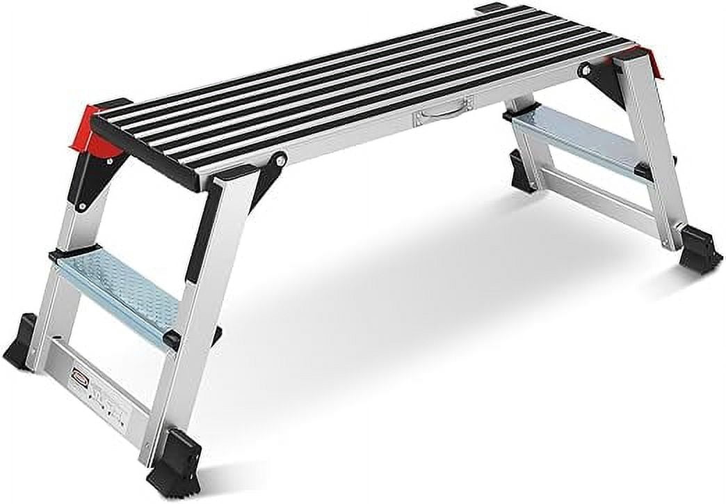 Aluminum Work Platform Step Ladder 38×12×20 Work Bench for Washing ...