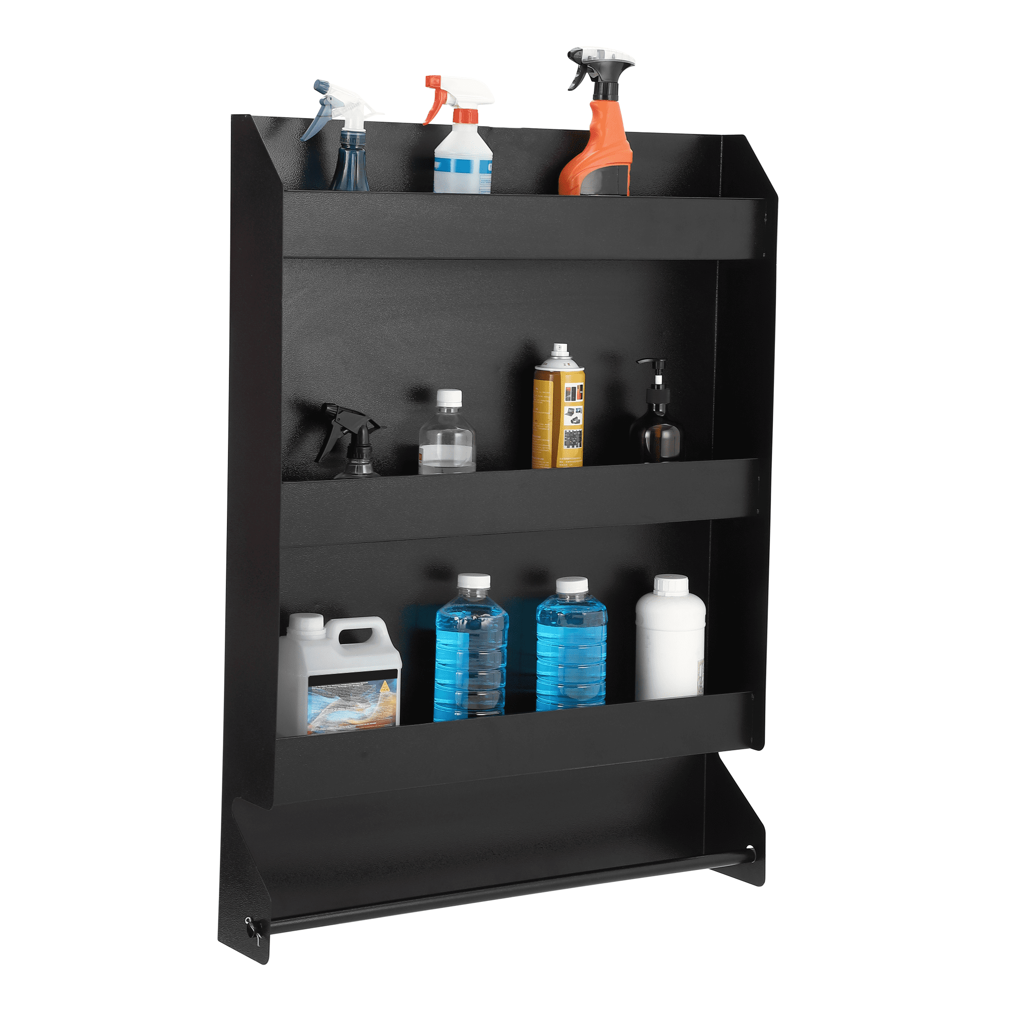Aluminum Work Station Storage Cabinet Flip-Out Work Tray & Paper Towel ...
