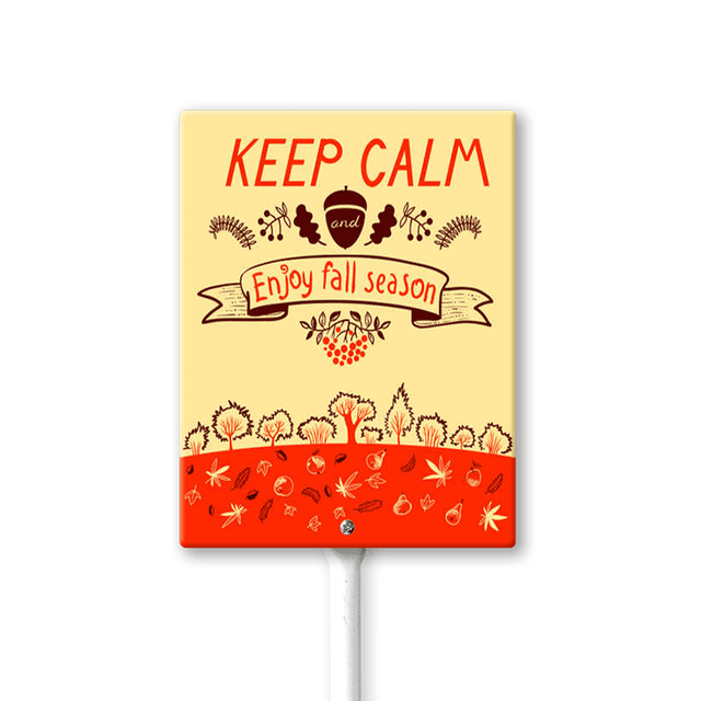 Aluminum Yard Stake Outdoor Fall Decor Rustic Garden Stake Autumn Yard ...