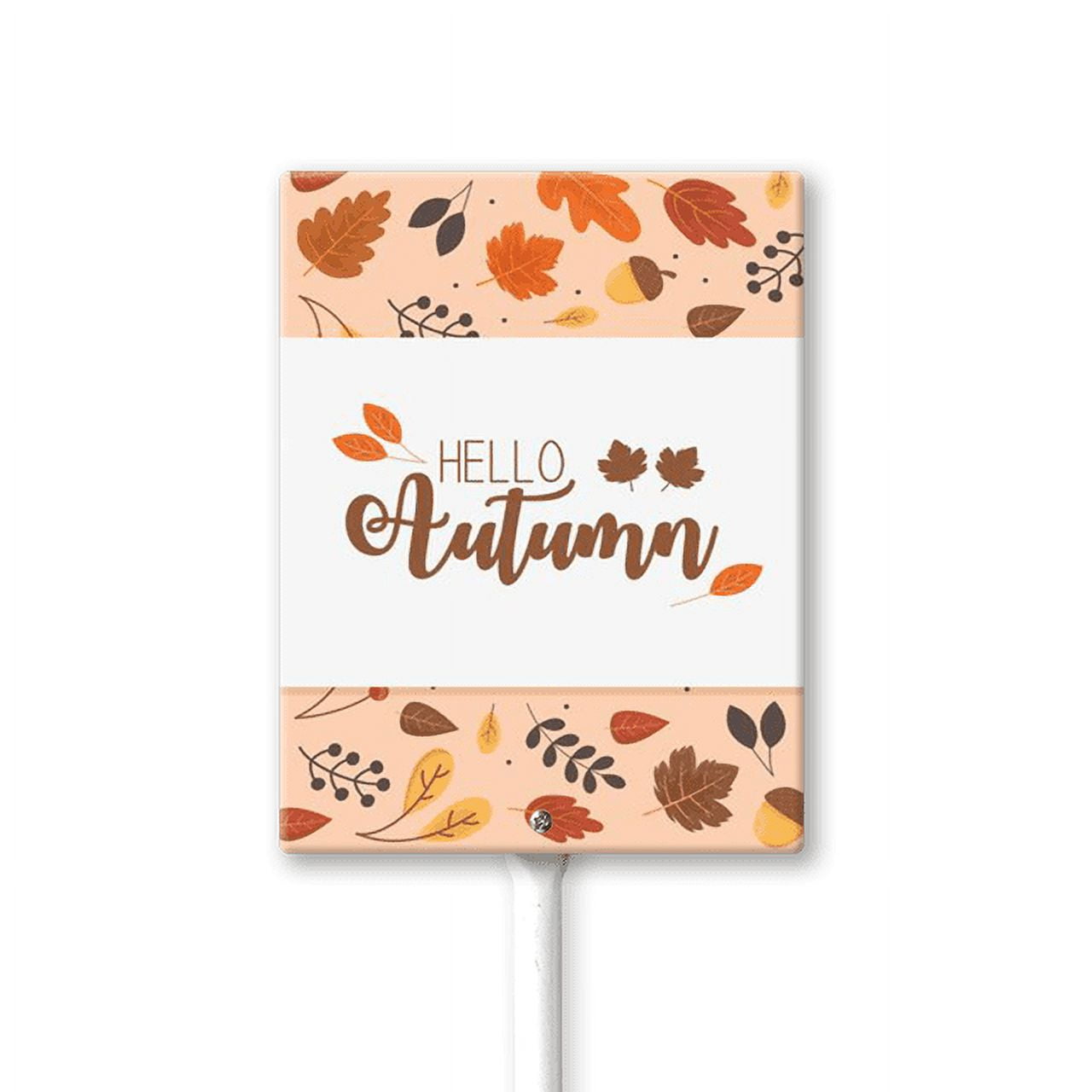 Aluminum Yard Stake Outdoor Fall Decor Rustic Garden Stake Autumn Yard ...