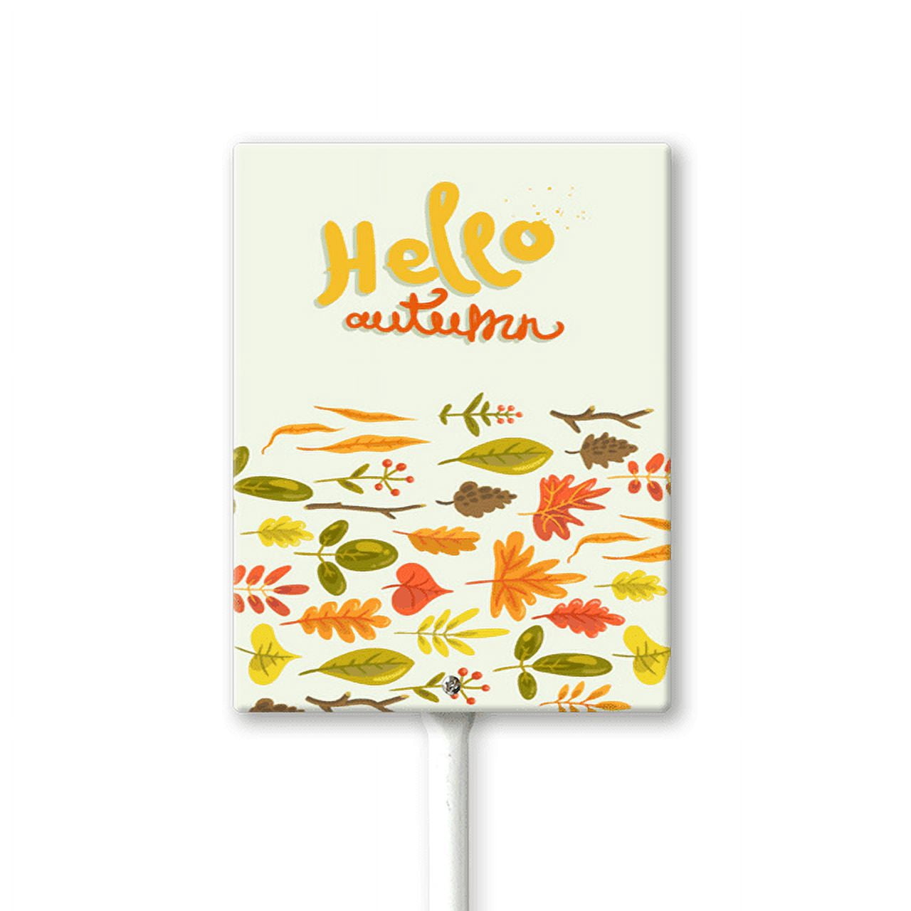 Aluminum Yard Stake Outdoor Fall Decor Rustic Garden Stake Autumn Yard ...