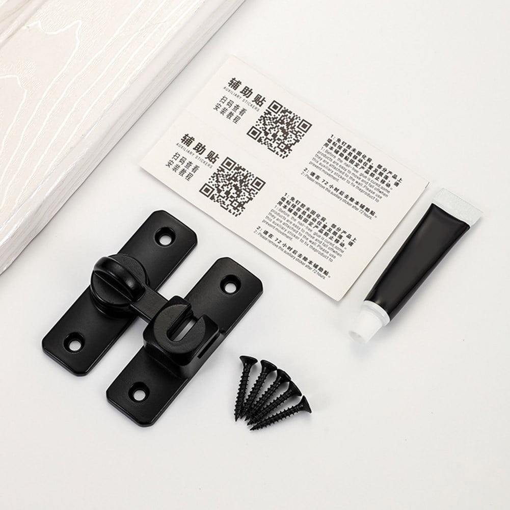 Aluminum alloy Barn Door Lock 90/180 Degree Sliding Door Latch Lock ...