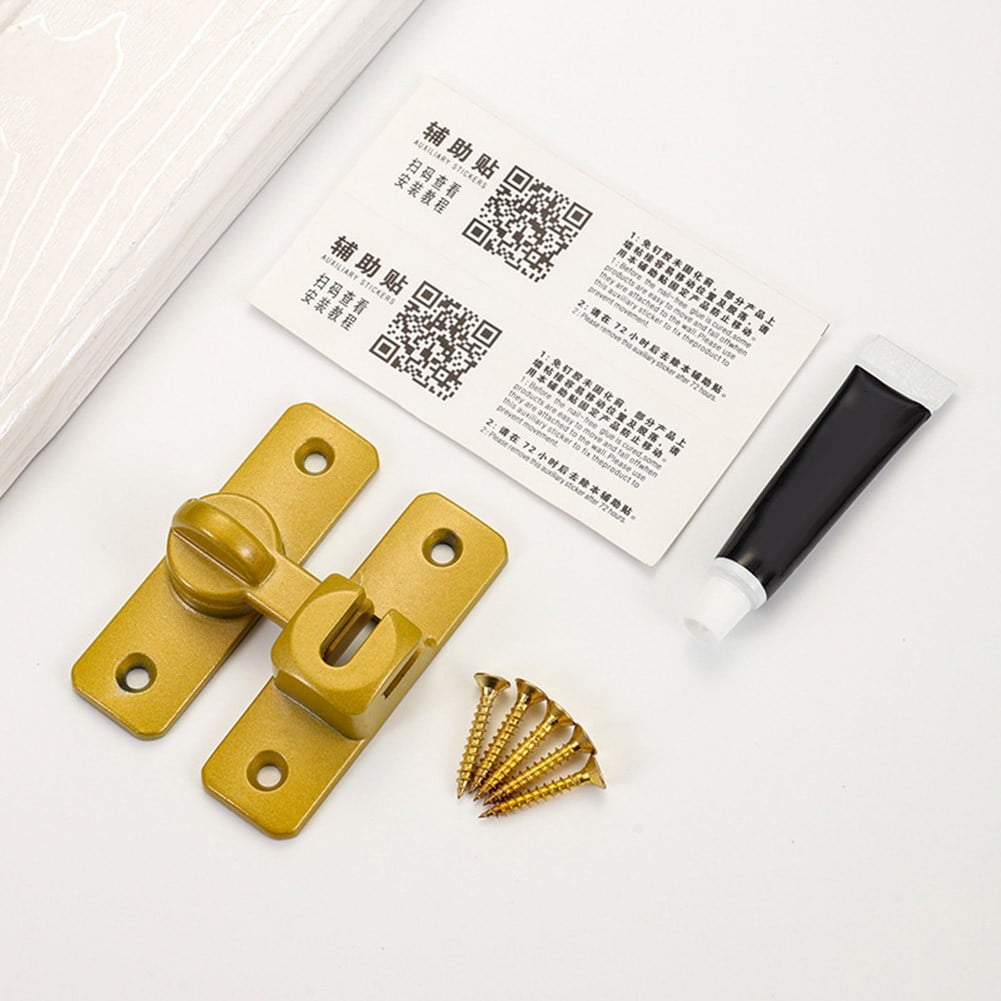 Aluminum alloy Barn Door Lock 90/180 Degree Sliding Door Latch Lock ...