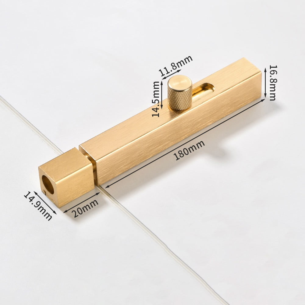 Aluminum alloy latch household mounted door lock buckle bolt - Walmart.com
