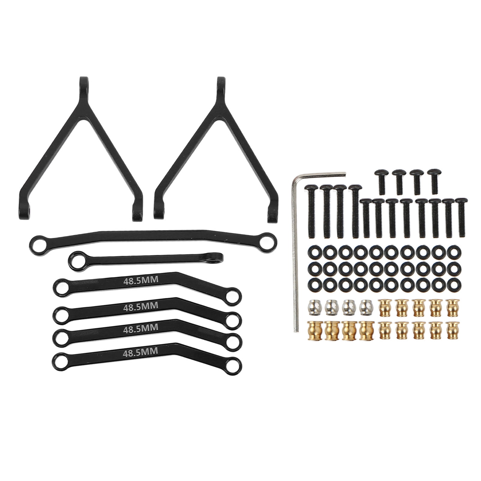 Aluminum alloy material RC chassis link tie rod steering rod suspension ...