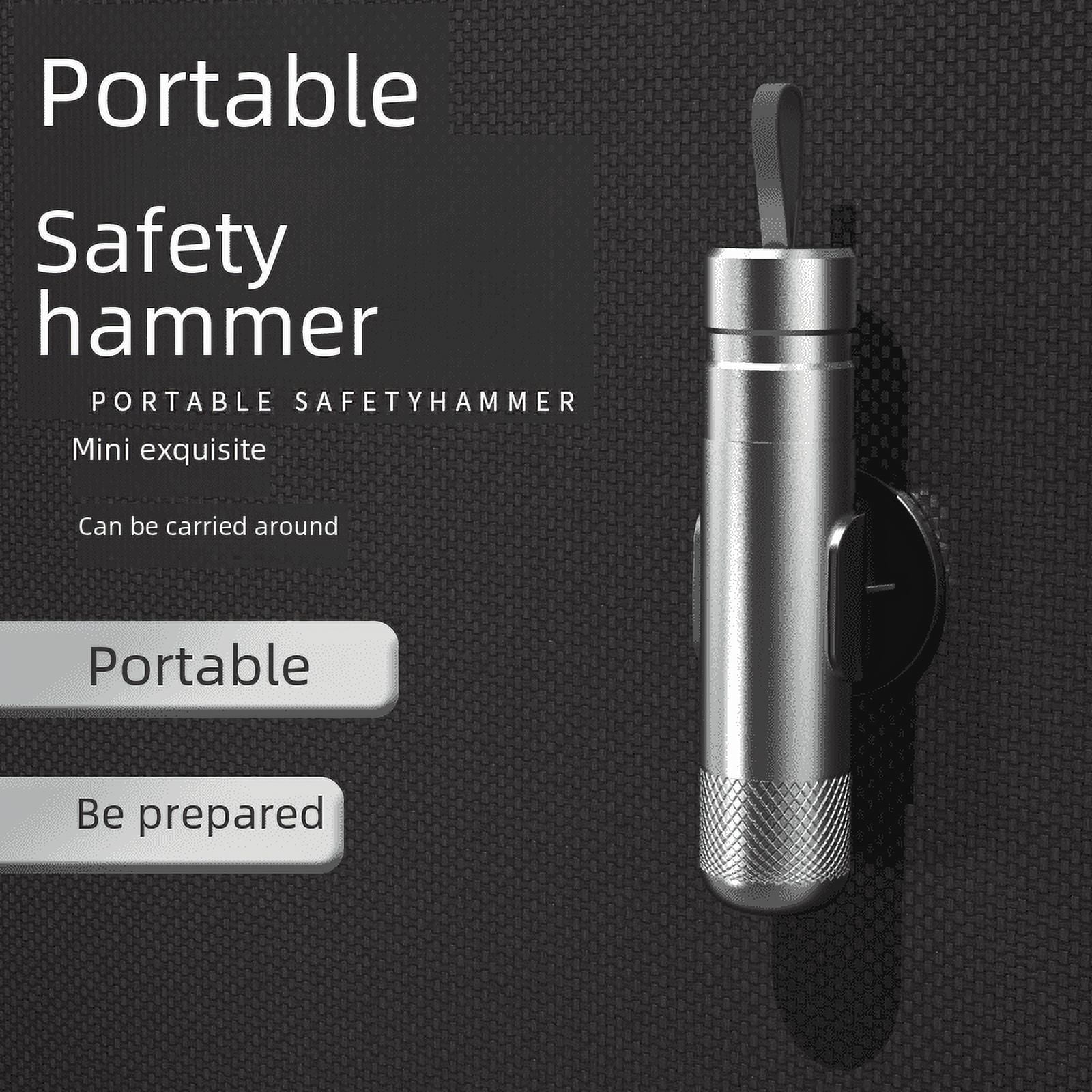 Aluminum alloy safety hammer portable safety hammer press type hardware ...