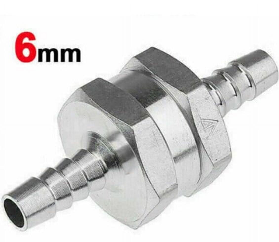 Aluminum check valve 6mm for petrol diesel water air oil - Walmart.com
