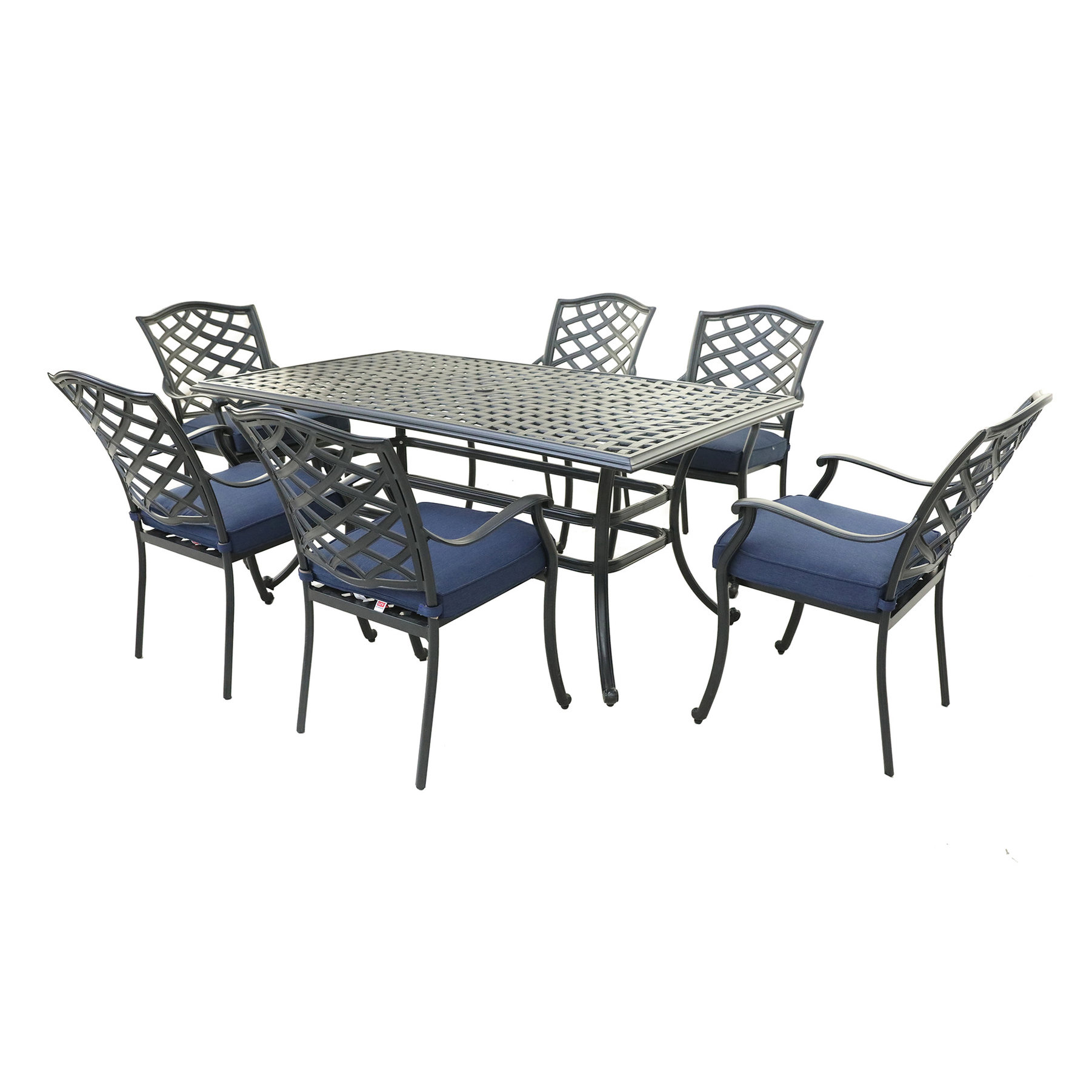 Aluminum construction - Resilient seating foam - Outdoor entertaining ...