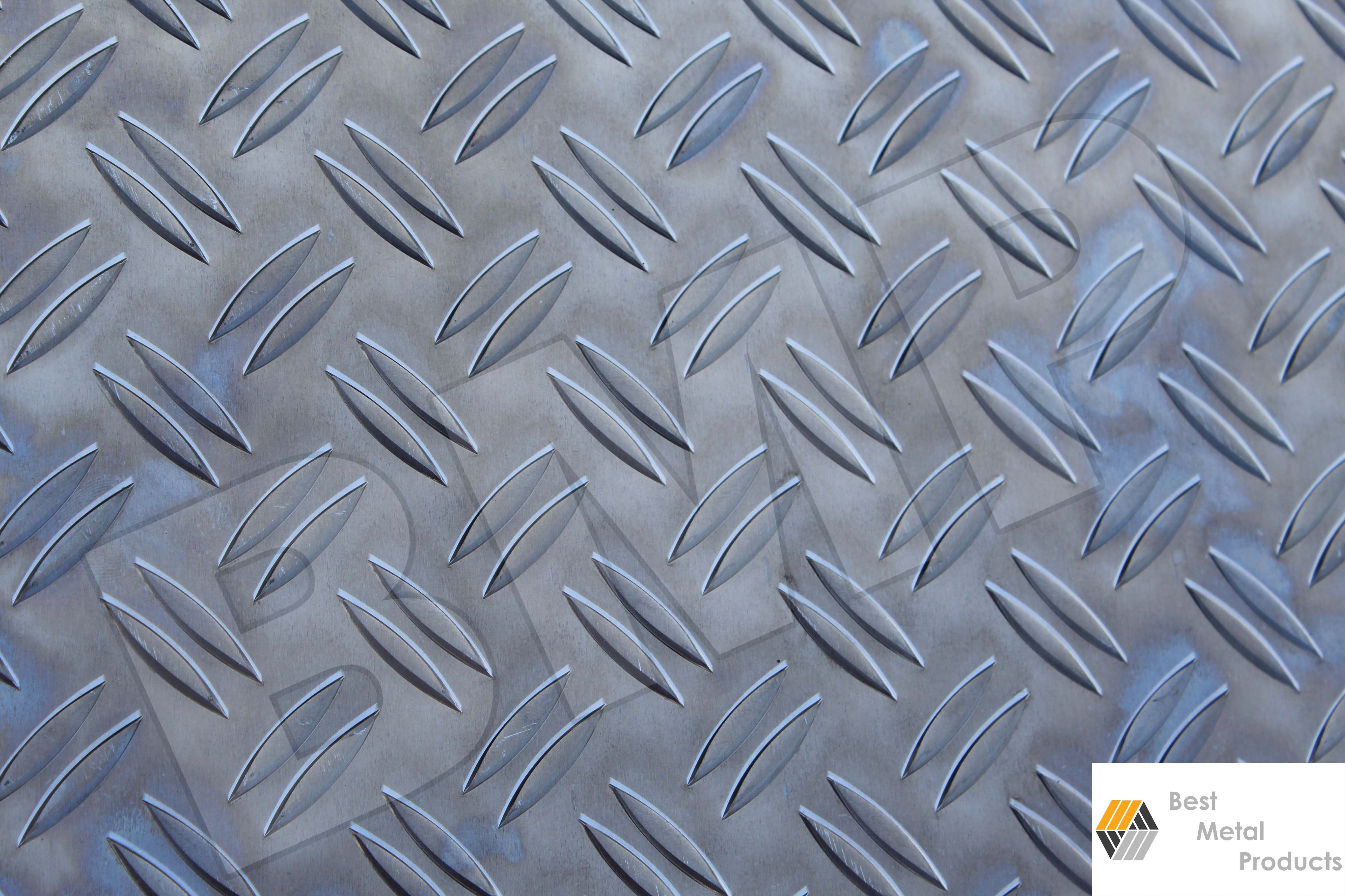 Aluminum diamond plate 3003-h22 .063” x 24”x24” Second choice 0500104 ...