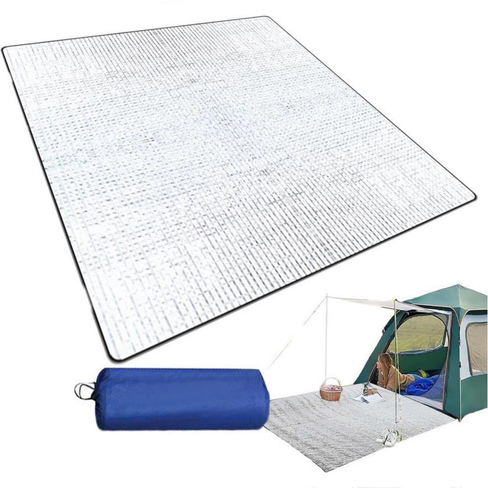 Aluminum-foil insulated blanket sleeping mat, 200×150 cm—ultralight ...