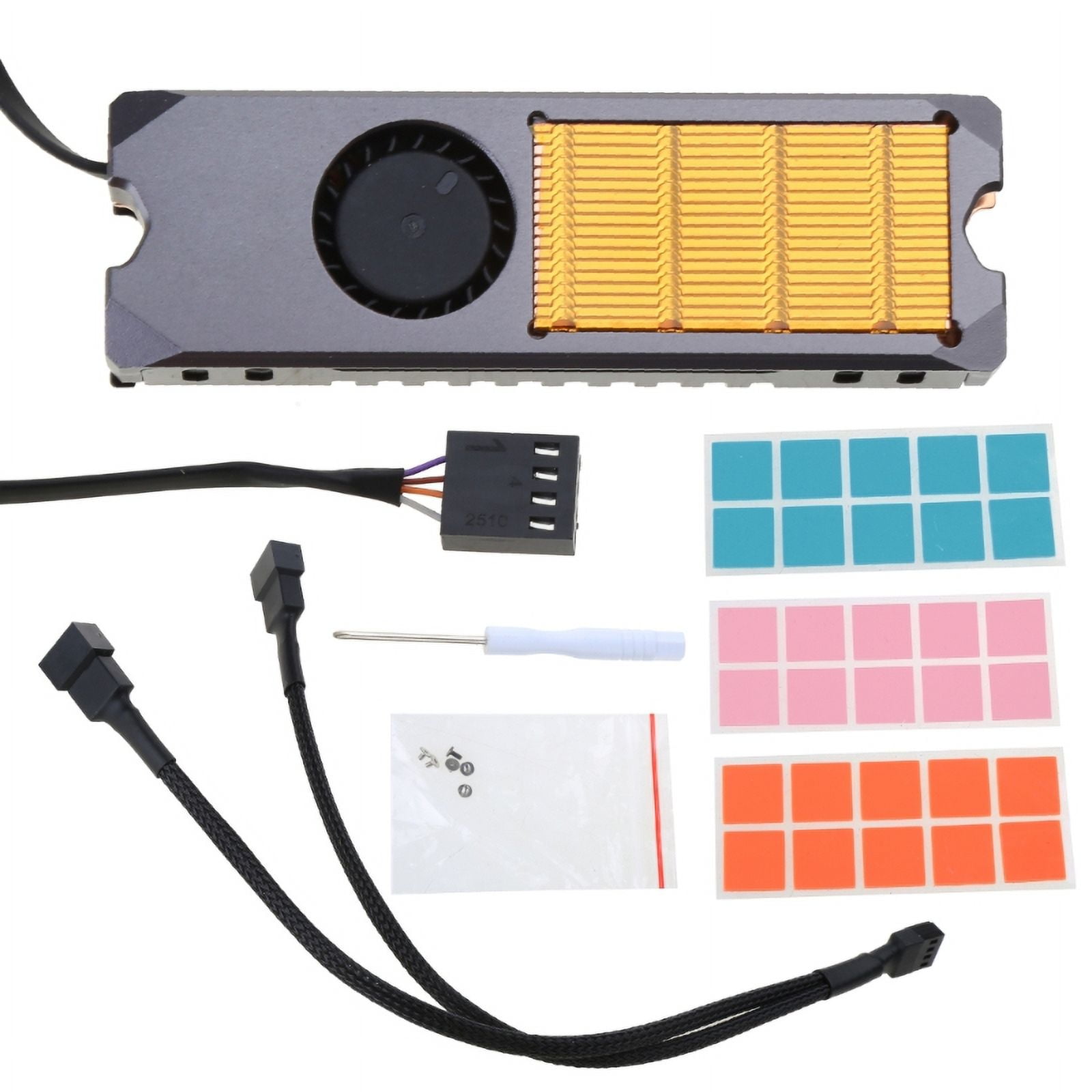 Aluminum for M.2 SSD Hard Drive Radiator Double Side Cooling PCIE NVME ...