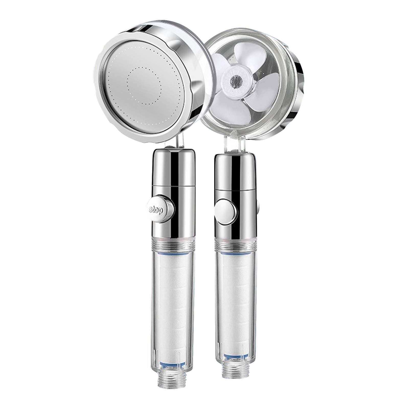 Aluminum for Small Waist Turbocharged Shower Head Transparent Handle ...