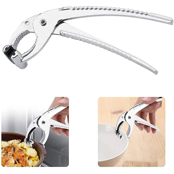 Aluminum handle bar camping pot clamp, handle bar non-slip hand pot ...
