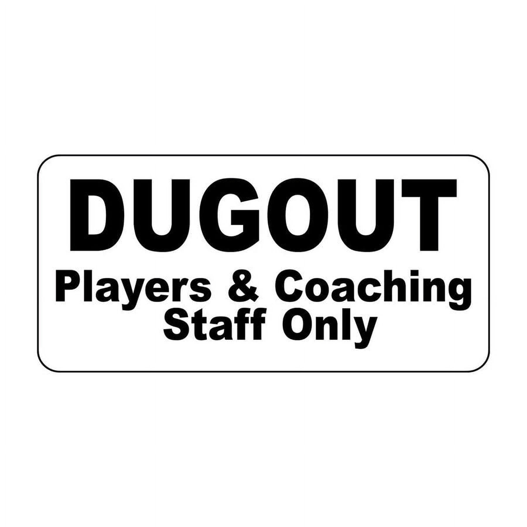 (Aluminum metal) Dugout Players & Coaching Staff Only Retro Vintage ...
