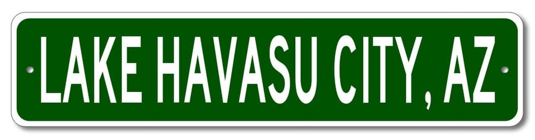 (Aluminum metal) Lake Havasu City Arizona Metal Wall Decor City Limit ...