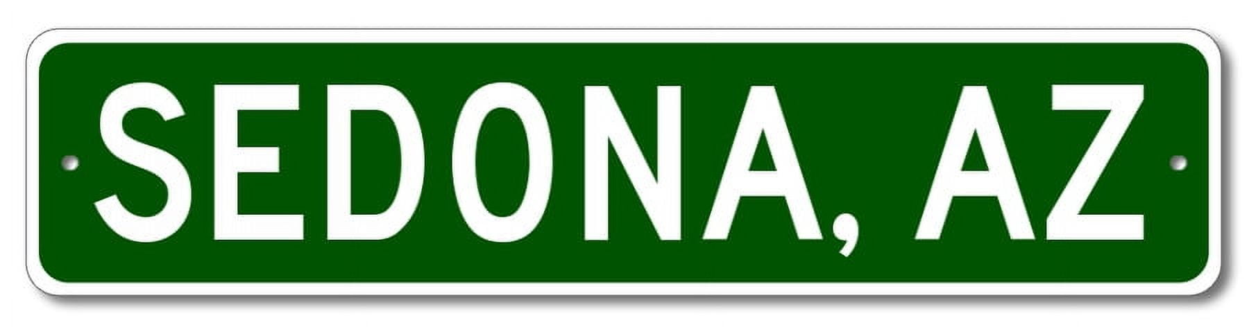 (Aluminum metal) Sedona Arizona Metal Wall Decor City Limit Sign Size ...