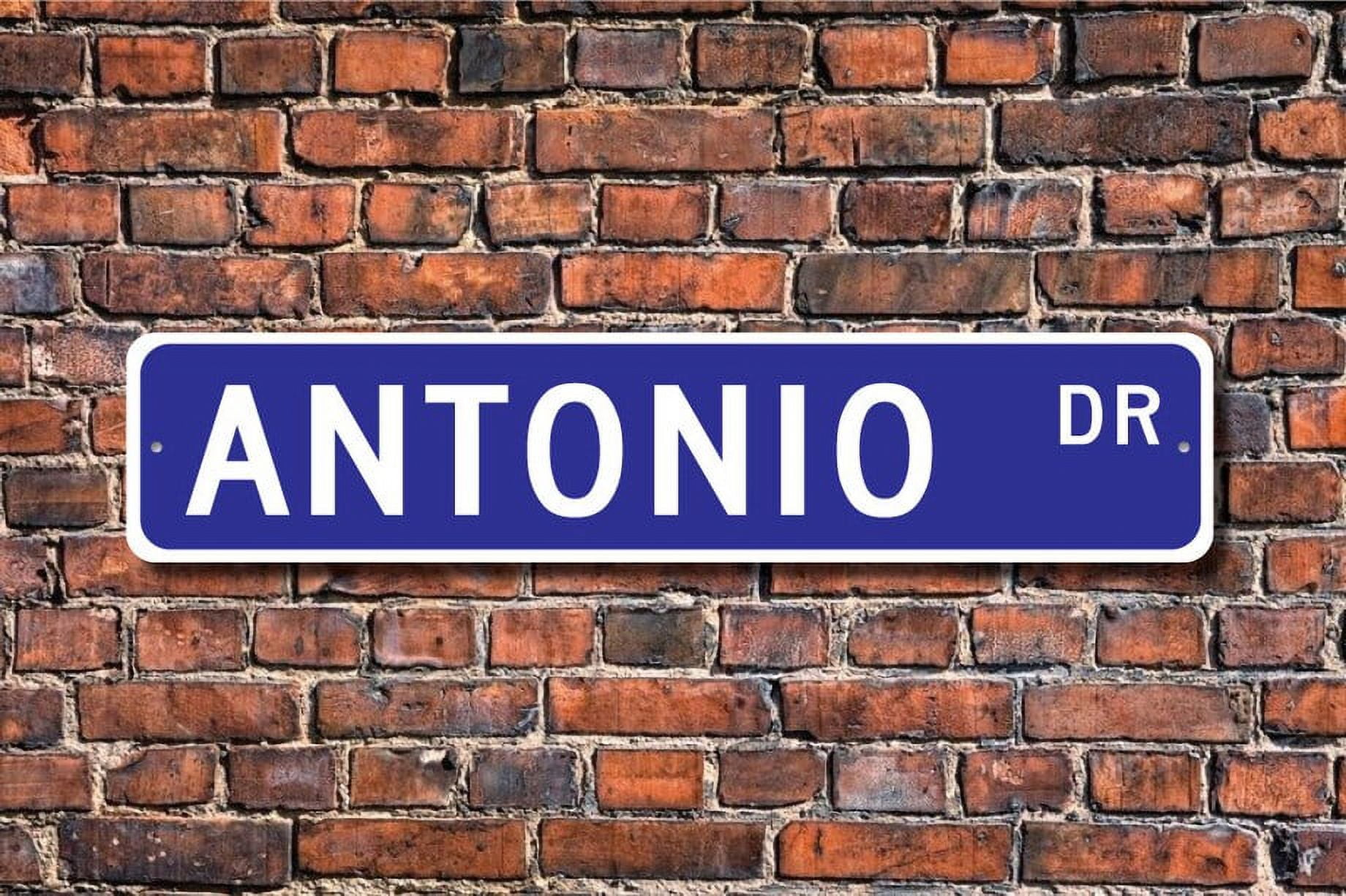 Aluminum sign - Antonio Antonio Sign Antonio Gift Child Gift Grandchild ...