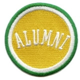 Alumni College Student Patch Waco Texas Yellow/Green Graduate ...