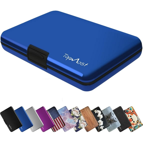 Alumum Wallet, Card Case Wallet, Metal RFID Credit Card Holder for Men ...