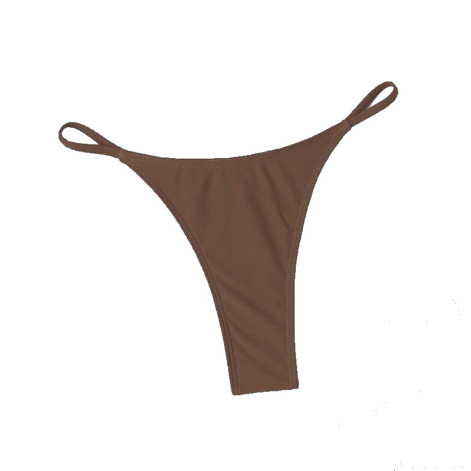 Alun Womens Solid Color Thong with Fine Ribbon Ladies Stylish ...