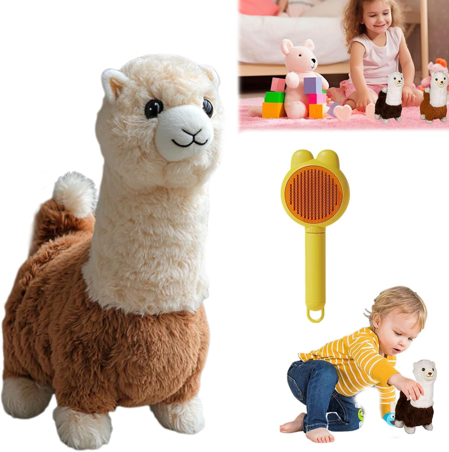 Alupi- My Cuddly Robot Alpaca, My Realistic Robot Alpaca for Adults and ...