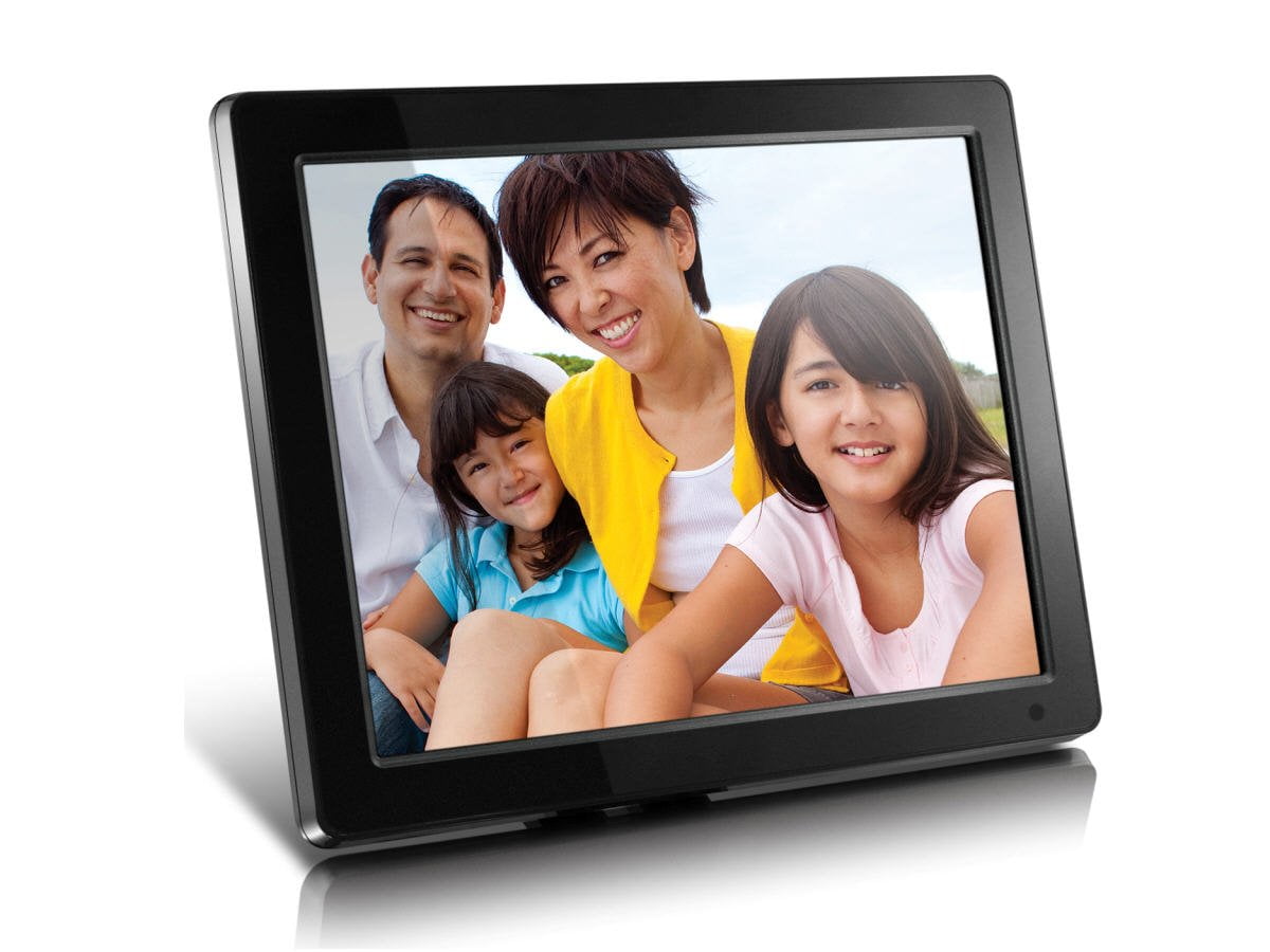 Aluratek (ADMPF512F) 12" Hi-Res Digital Photo Frame with 4GB Built-In ...